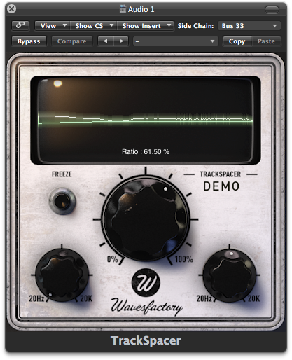 Gary Noble Show: Wavesfactory's TrackSpacer Plugin