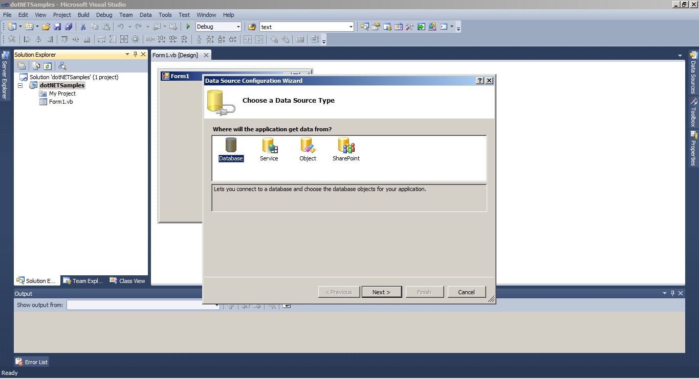 Dystopian Code: Creating and Populating a Local Database in Visual ...