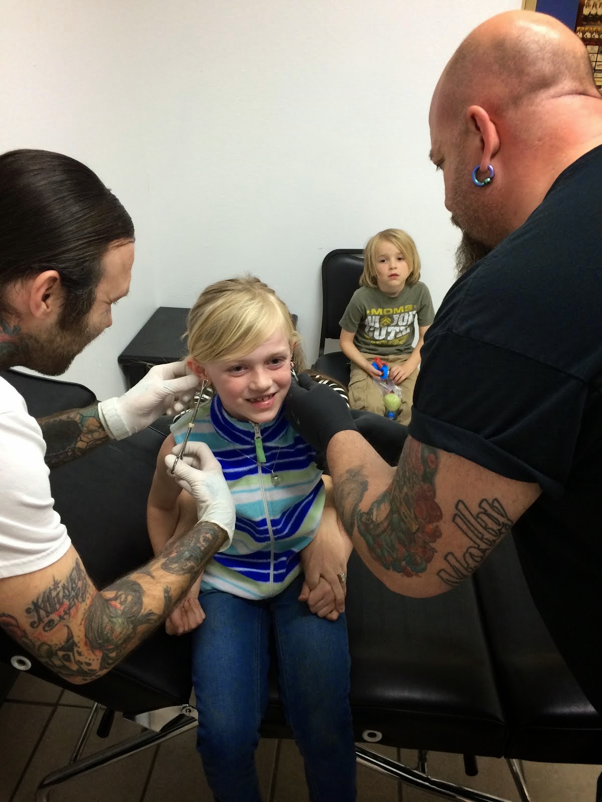 Zoë Serenity Gooch........: Ear piercing