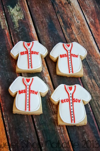 Sweet Shop Natalie: Boston Red Sox Cookies-Play Ball