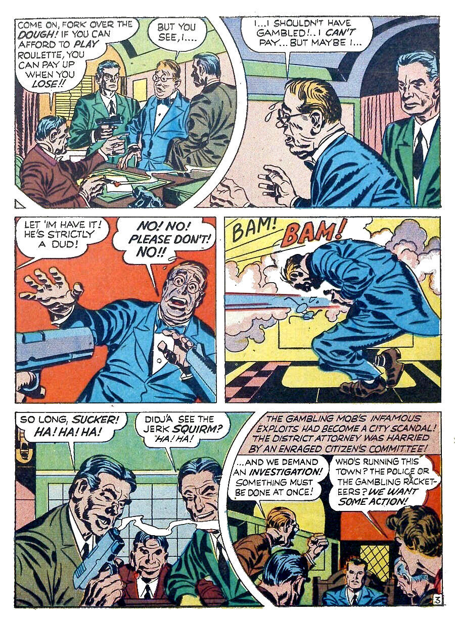 Pappy's Golden Age Comics Blogzine: Number 2466: The pinball racket