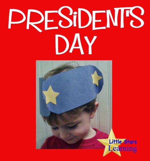 Little Stars Learning: Happy President's Day!!!