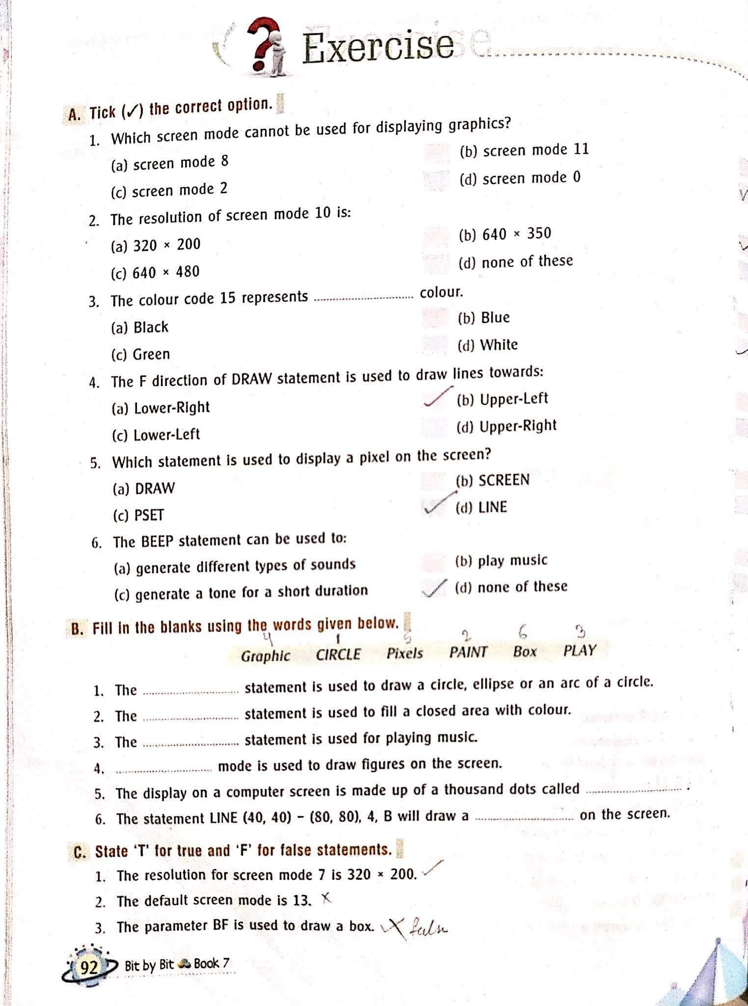 Bit by Bit | Chapter 6 - Graphics and Sound in QB64 | QBasic | Class 7 ...