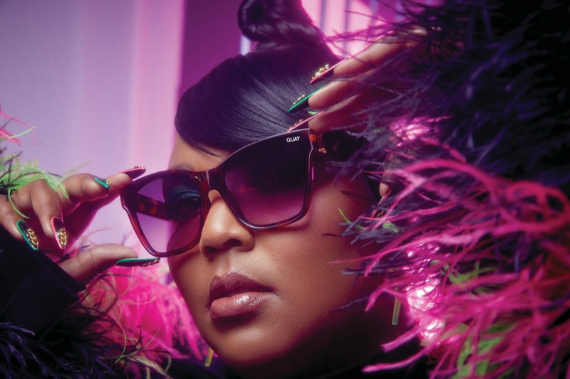 Lizzo goes glam for the Quay Australia 2020 Campaign