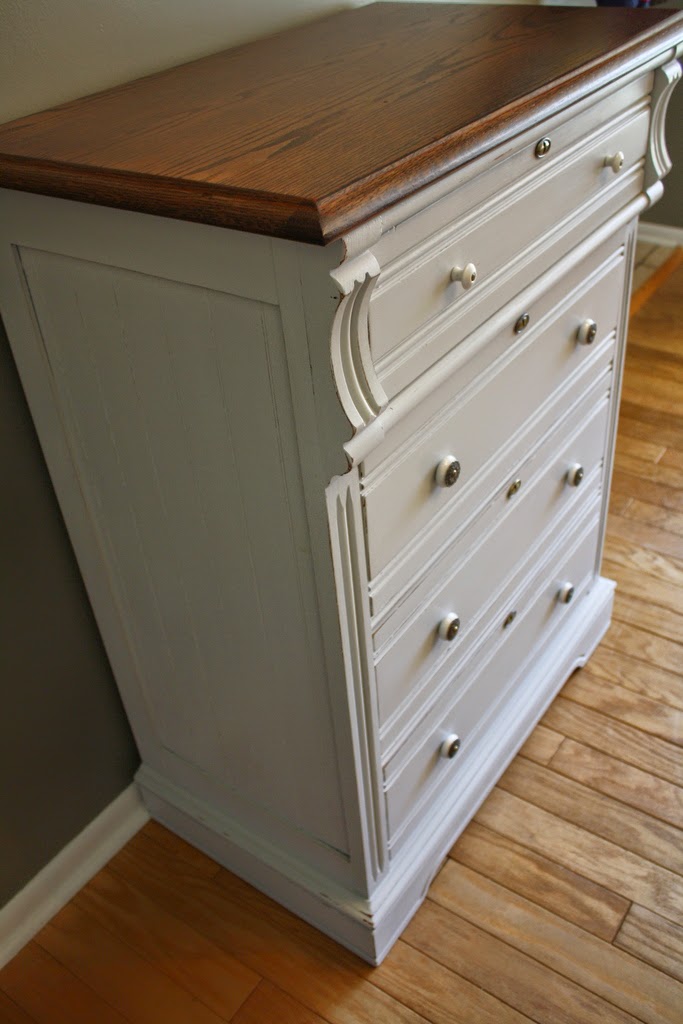 Roots and Wings Furniture Blog: No. 73 Light Gray Chest of Drawers