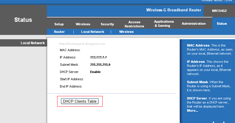 How To Limit Bandwidth on Linksys Router WRT54G2