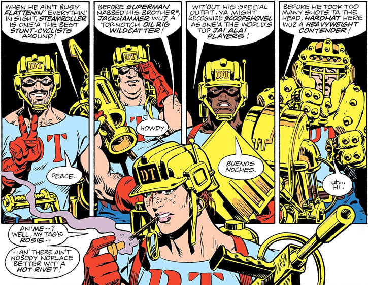 Mayfair DC Heroes Character Database: Demolition Team