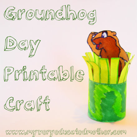 Groundhog Day Printable Craft