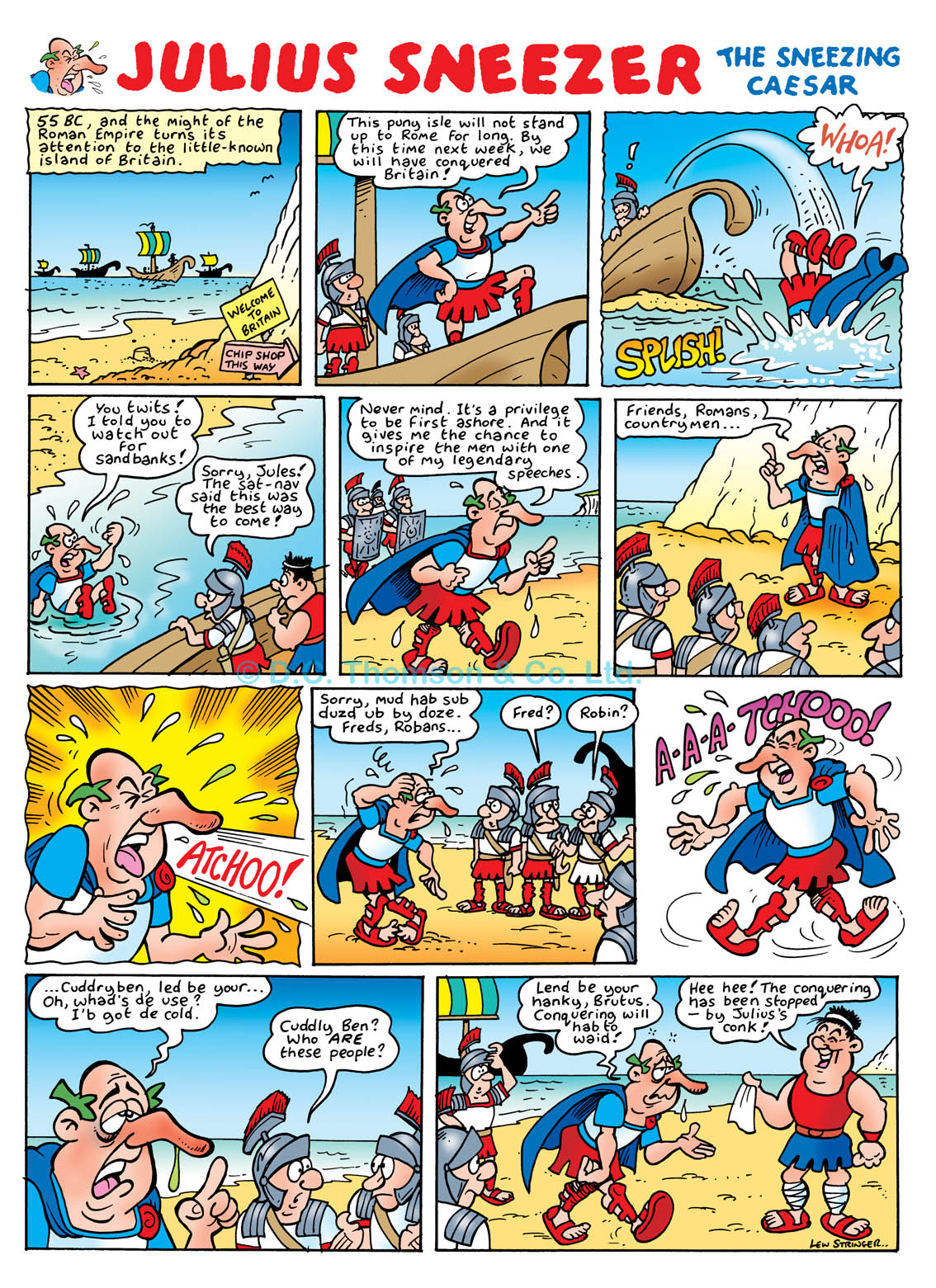 Lew Stringer Comics: Julius Sneezer!