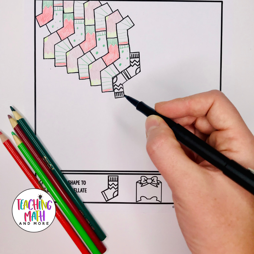 Kelly McCown: Christmas Tessellations Math Project