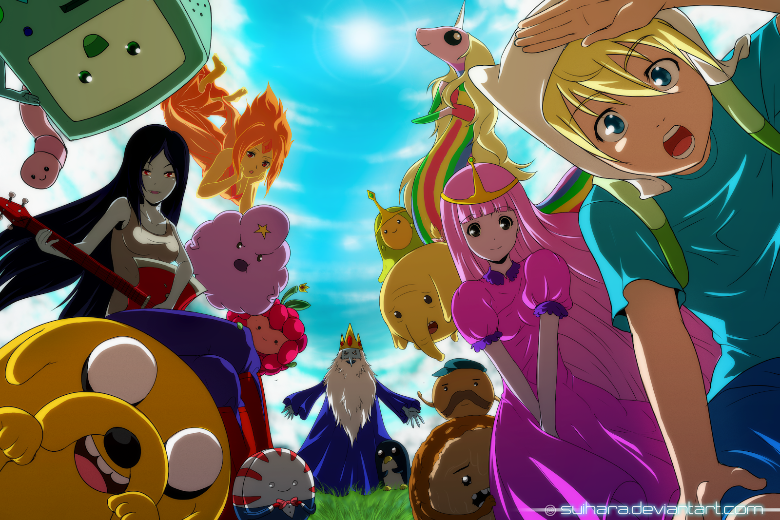 The Geeky Nerfherder: Cool Art: Adventure Time by Suihara
