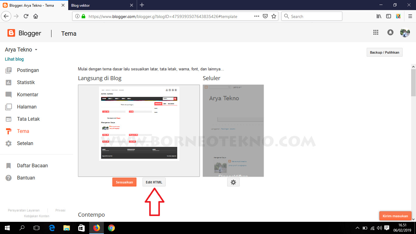 Cara Mudah Mengganti Tema Blogger Agar Tampilan Lebih Keren dan Menarik ...
