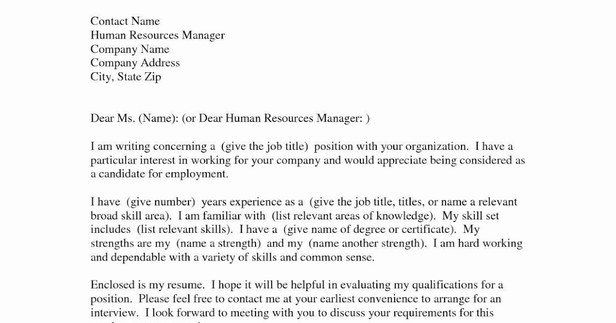 Cover Letter Title ~ Thankyou Letter