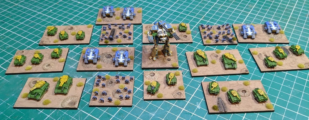 Mad Tin Hatter!: Finished: 3mm Ultramar Auxilia tanks