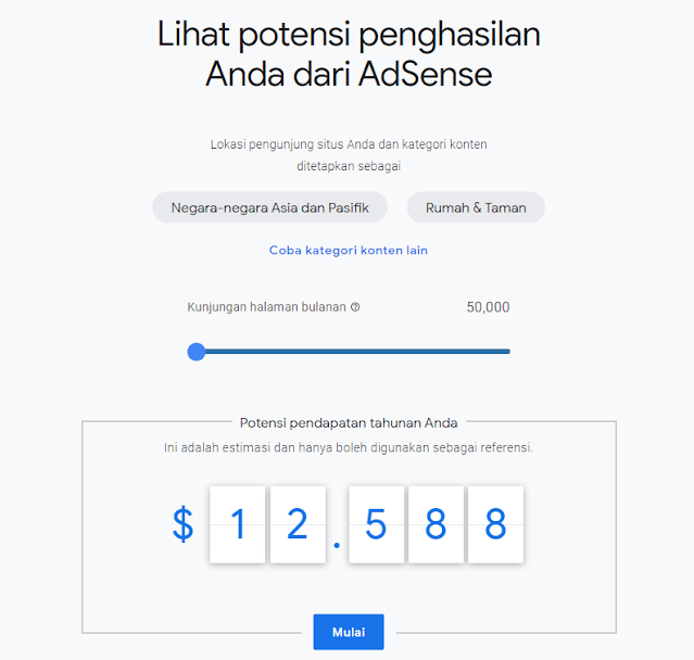 Potensi penghasilan dari Google Adsense bagi blogger - antapedia.com