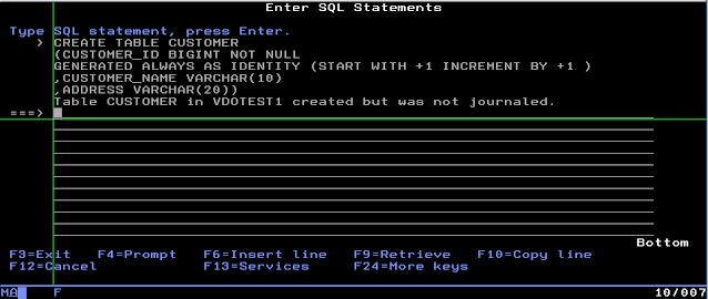 IBMi (AS400) fans only - how does it works "ADD VERSIONING" and "USE ...