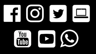 Kumpulan Icon Medsos warna Putih 2021 (PNG Transparant) - Arizal Firmansyah