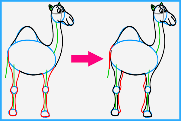 How To Draw A Cartoon Camel Easy | Drawing Course for Beginners