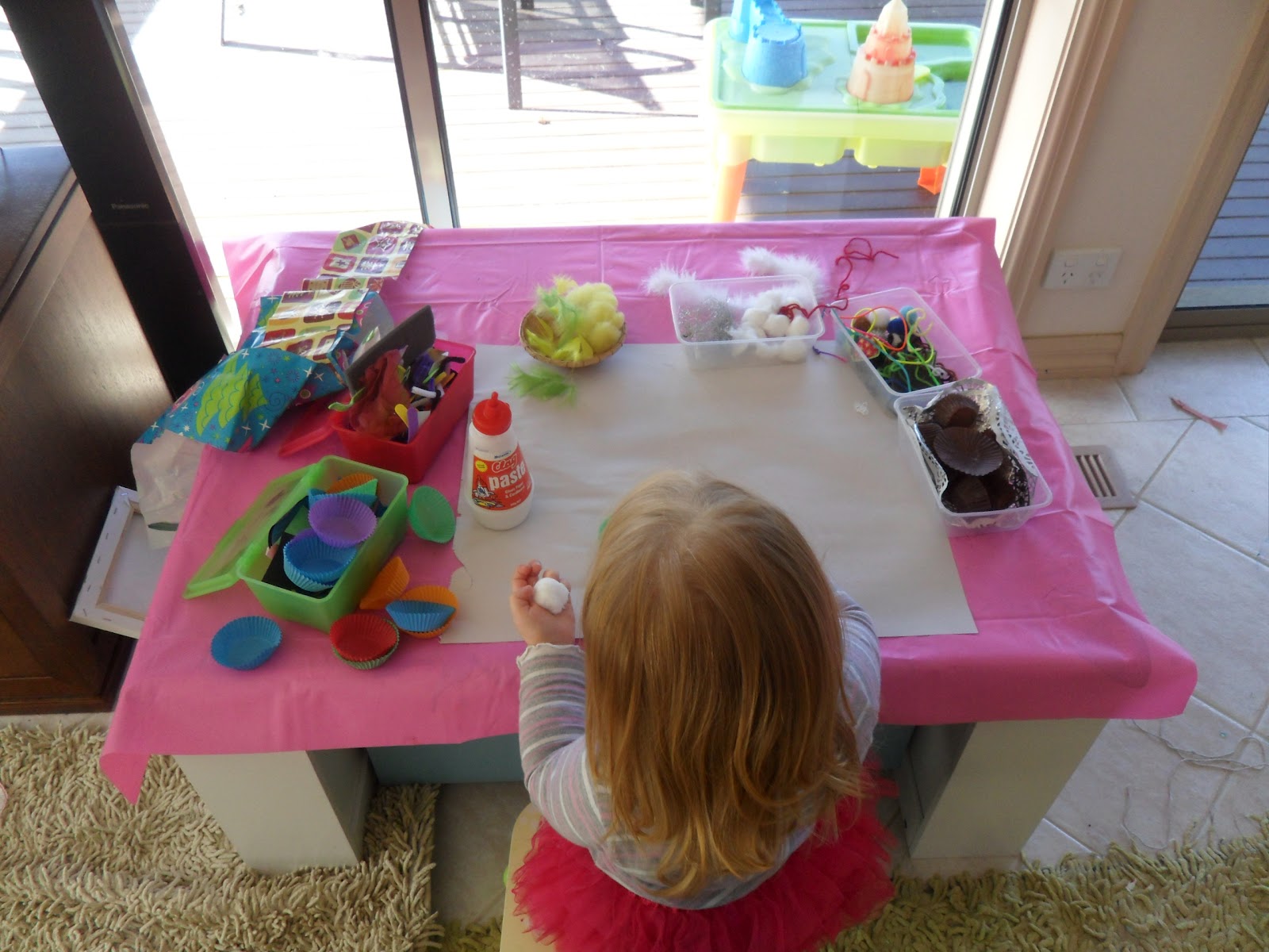 Learn with Play at Home: Free Play with Craft and Recycled materials