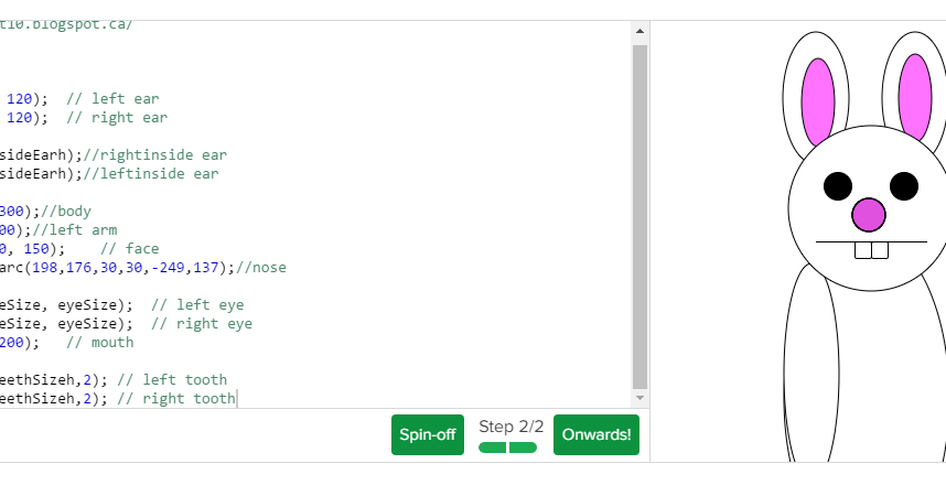 Steven infotech 2017 gr10: challenge- bucktooth bunny- khan academy