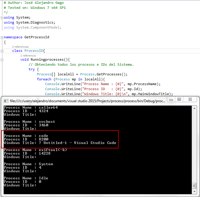 Obteniendo strings de procesos en memoria con ReadProcessMemory().