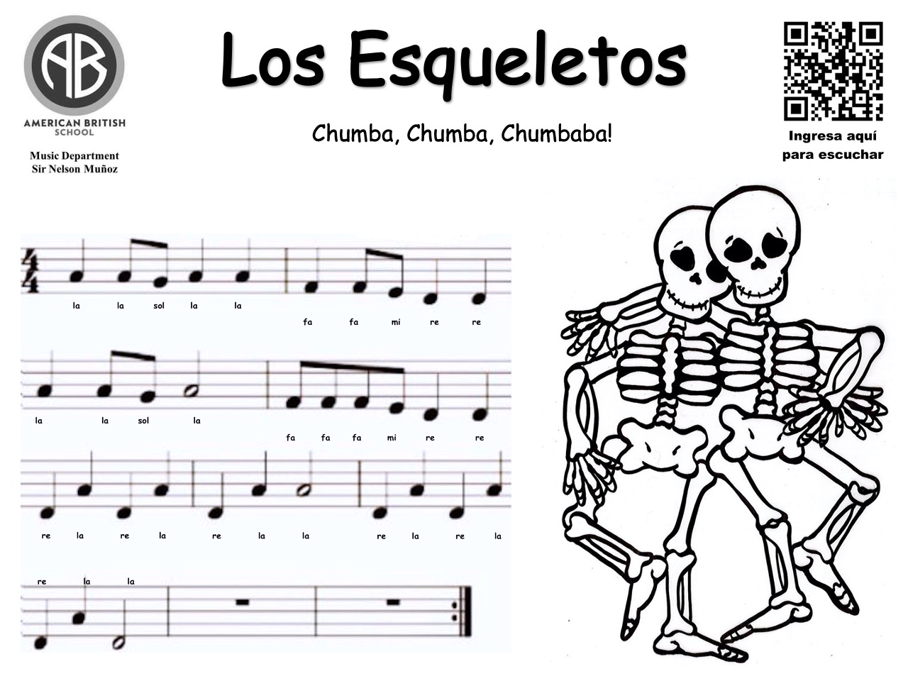 El Blog de Sir Nelson: Los Esqueletos (Canción Halloween - Nivel Kinder)