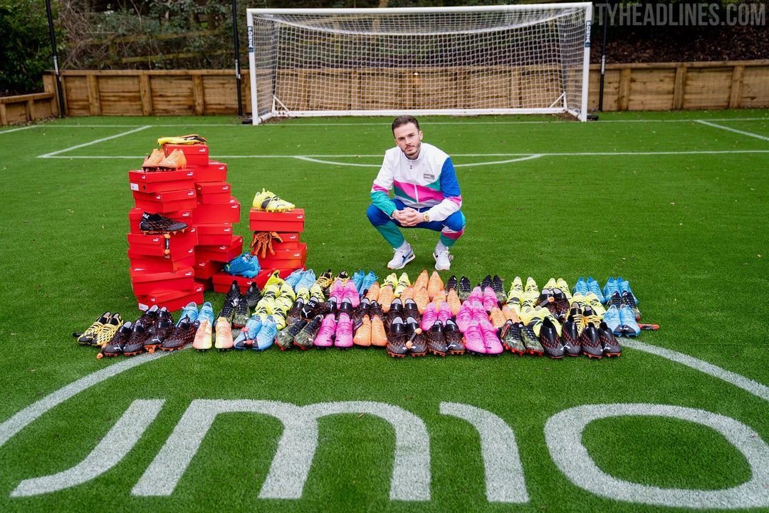 James Maddison Gives Away Signed Boots - Footy Headlines
