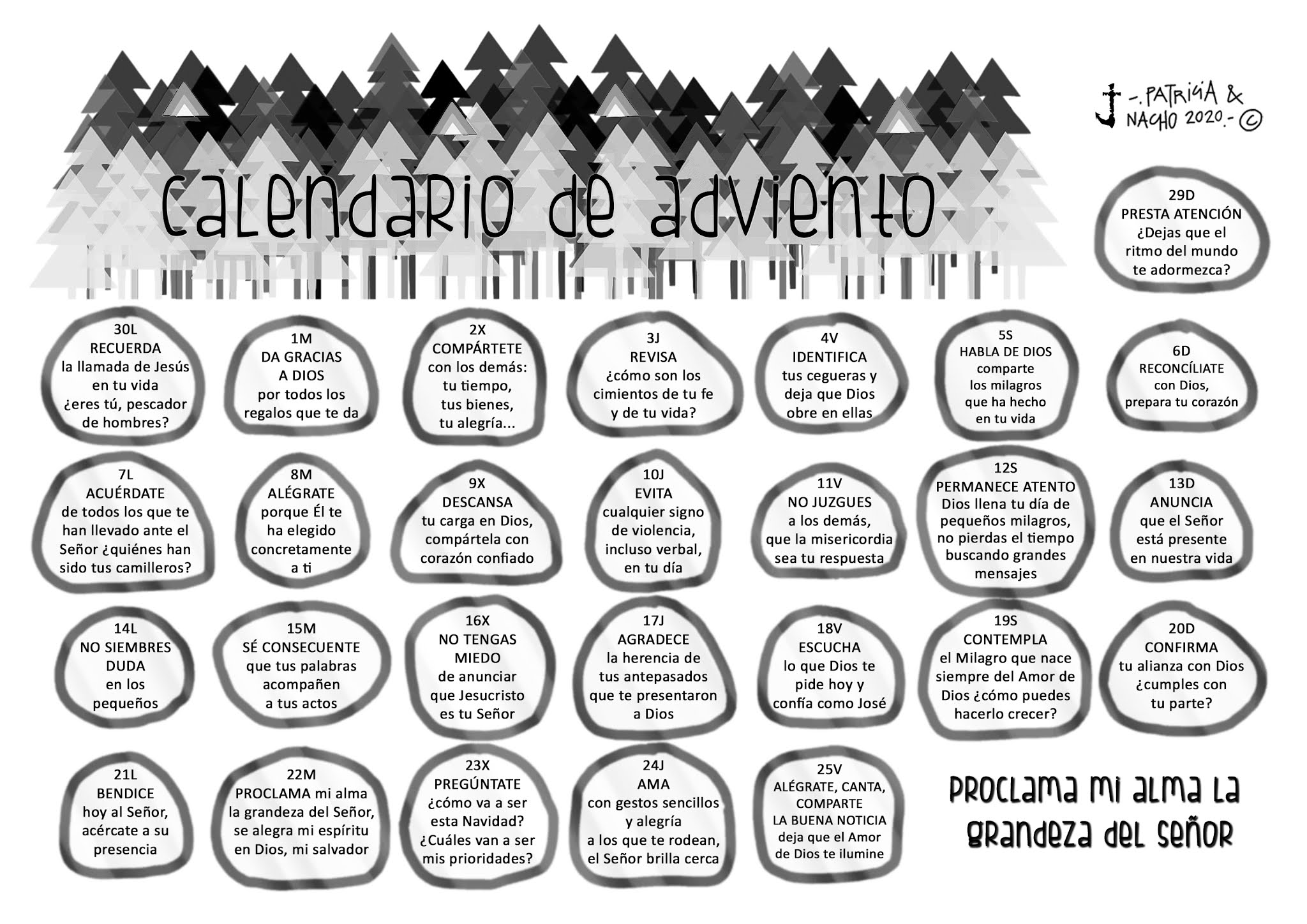 ® Blog Católico Gotitas Espirituales ®: IMÁGENES DE CALENDARIO DE ...