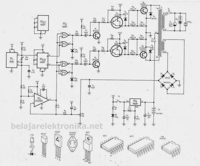 Rangkaian Elektronika Dasar Sederhana