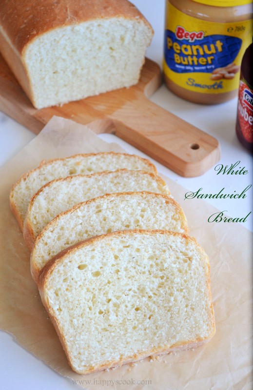 White Sandwich Bread Recipe | Basic White Bread | Homemade simple white bread from scratch ...