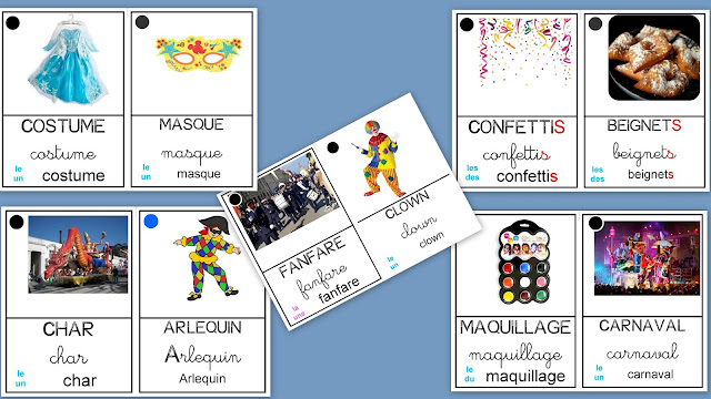 Mon cahier de français: Vive le Carnaval