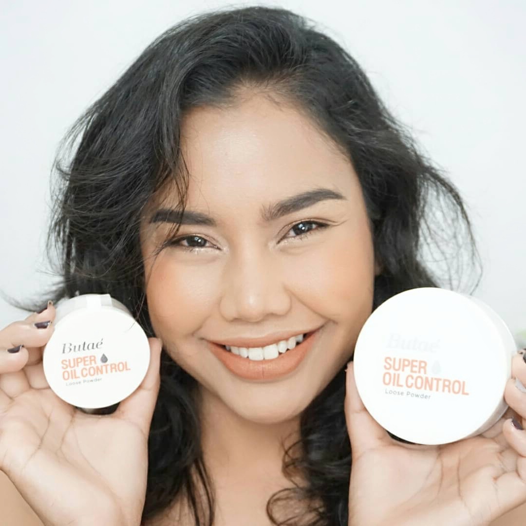 รีวิว แป้งฝุ่นควบคุมความมันตัวใหม่จากบูเต้ Butae' super oil control ...