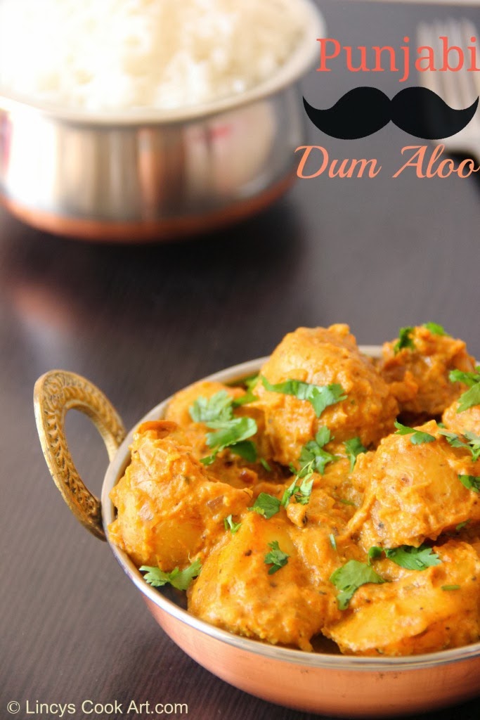 Punjabi Dum Aloo/ Dum Aloo Punjabi/ Dum Aloo Amritsari ~ Lincy's Cook Art