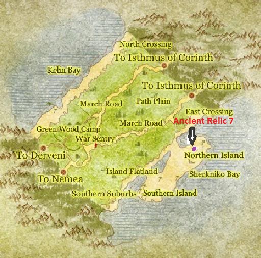 All About Online Games: Gods War Ancient Relic Locations (Sparta )