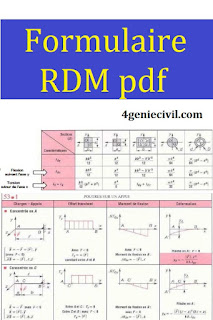 Formulaire rdm pdf
