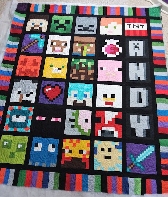 Down To Sew: Minecraft Sampler Quilt