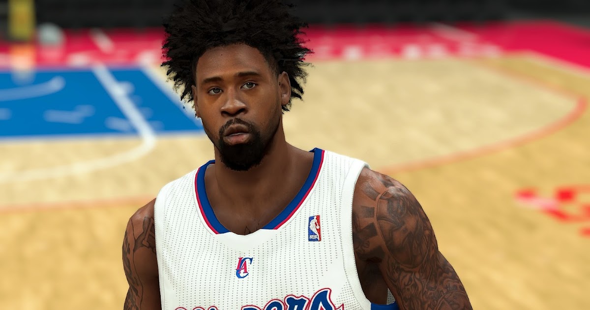 DeAndre Jordan Face, Hair and Body Model By Five [FOR 2K20]
