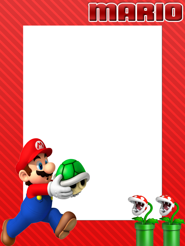 MARCOS PARA PHOTOSHOP Y ALGO MAS: PERSONAJES DE MARIO BROS