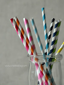 the creative bag blog: Paper straw frames