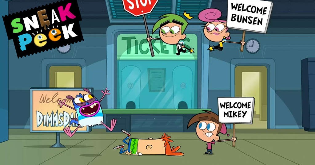 NickALive!: Bunsen Is a Beast / The Fairly OddParents Crossover ...