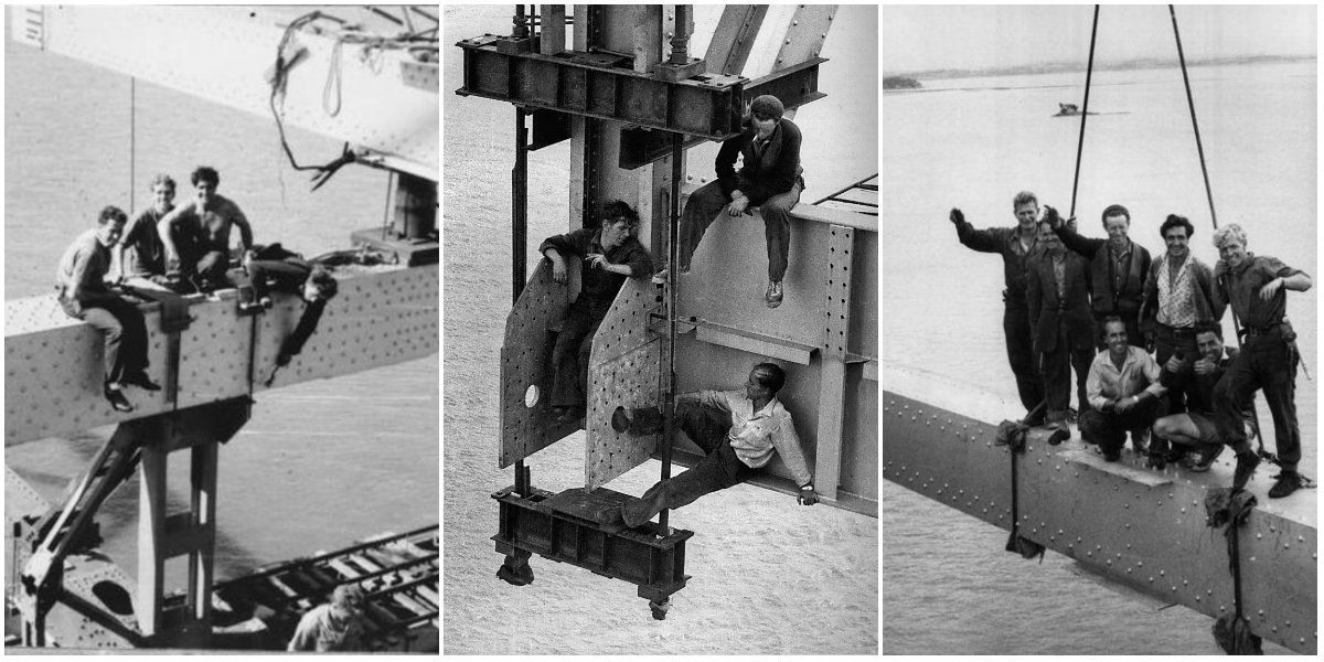 NZ Men With Balls of Steel: Incredible Photos of Construction Workers ...