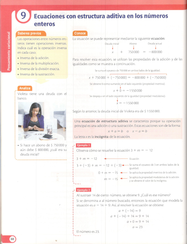 PAGINAS PARA ESTUDIAR DEL LIBRO MATEMÁTICAS VAMOS A APRENDER