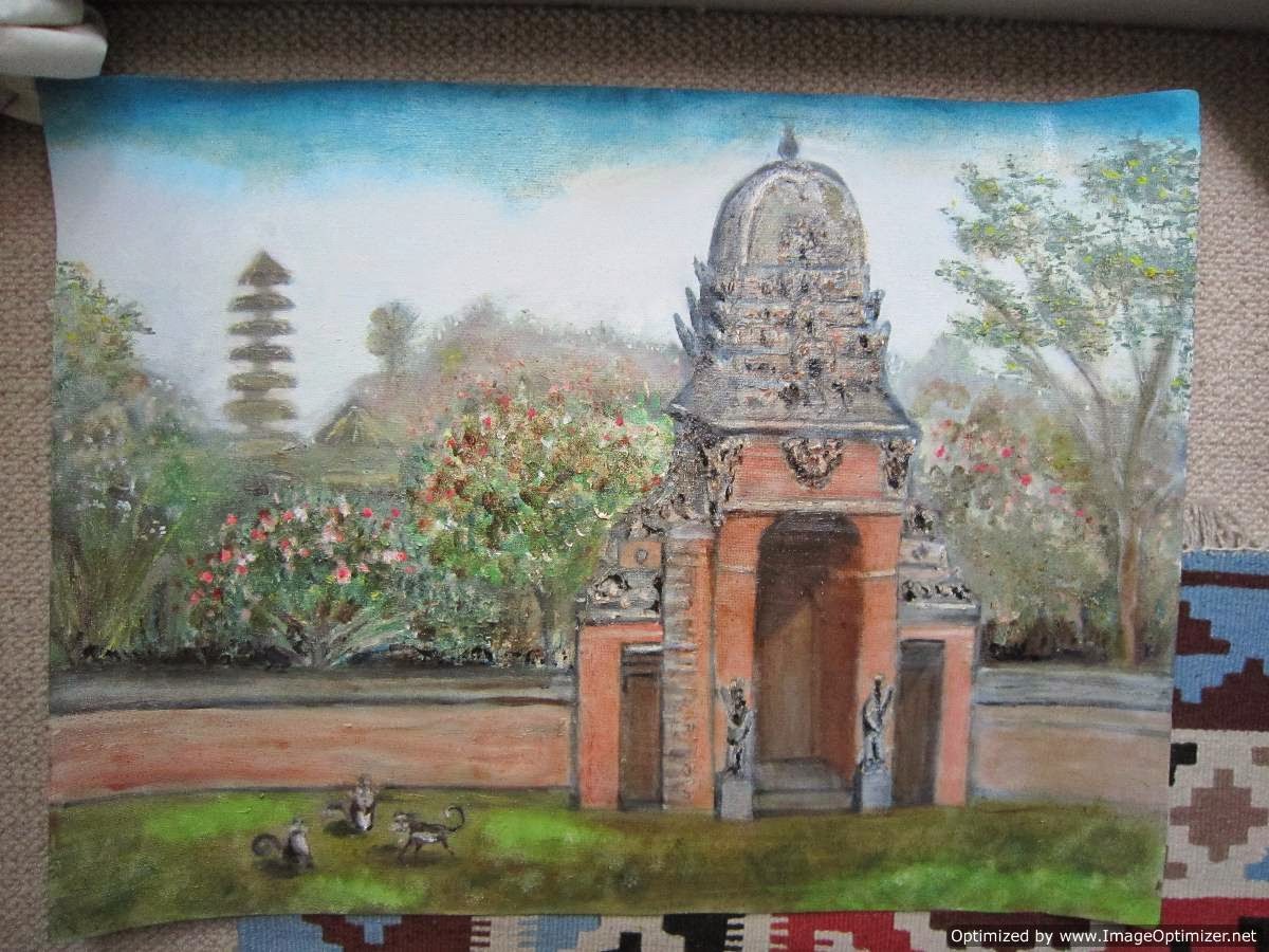Rambling towards an exotic garden paradise: Bali paintings