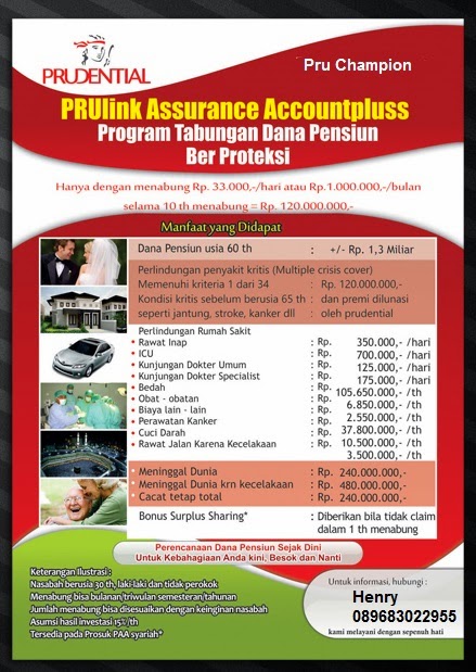 Asuransi Jiwa Prudential: PRUlink Assurance Account Plus (PAA Plus)