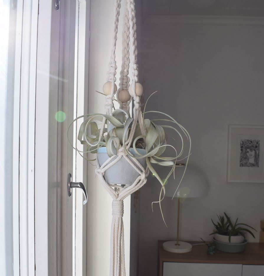 Makramee-amppeli, ohje - Vaahterakadun Anna