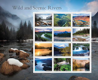 East Coast/West Coast/North Coast: New Wild and Scenic River Stamps