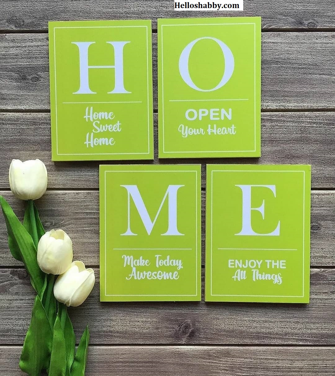 Walldecor Home Green ~ HelloShabby.com : interior and exterior solutions