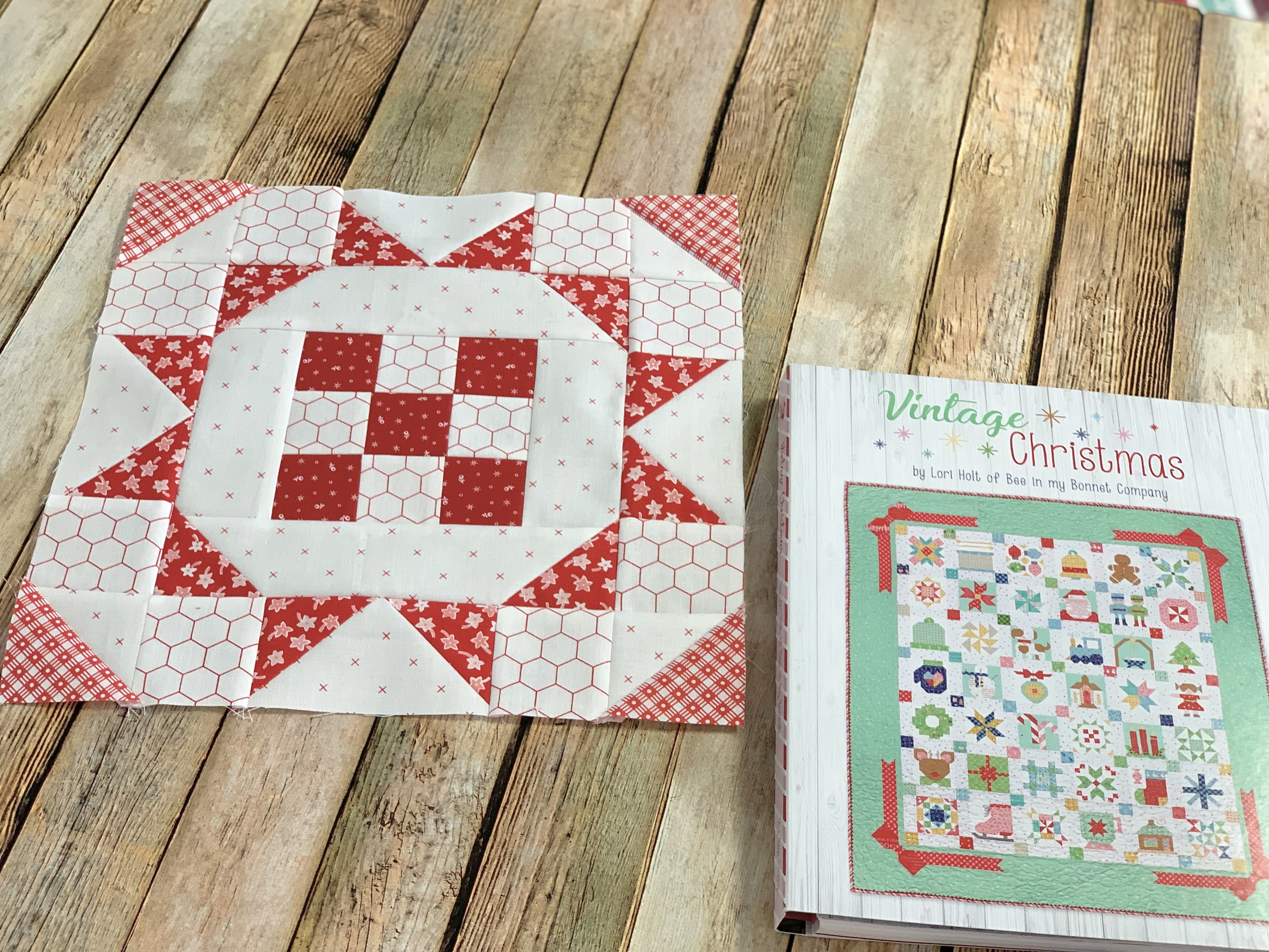 red sampler quilt along