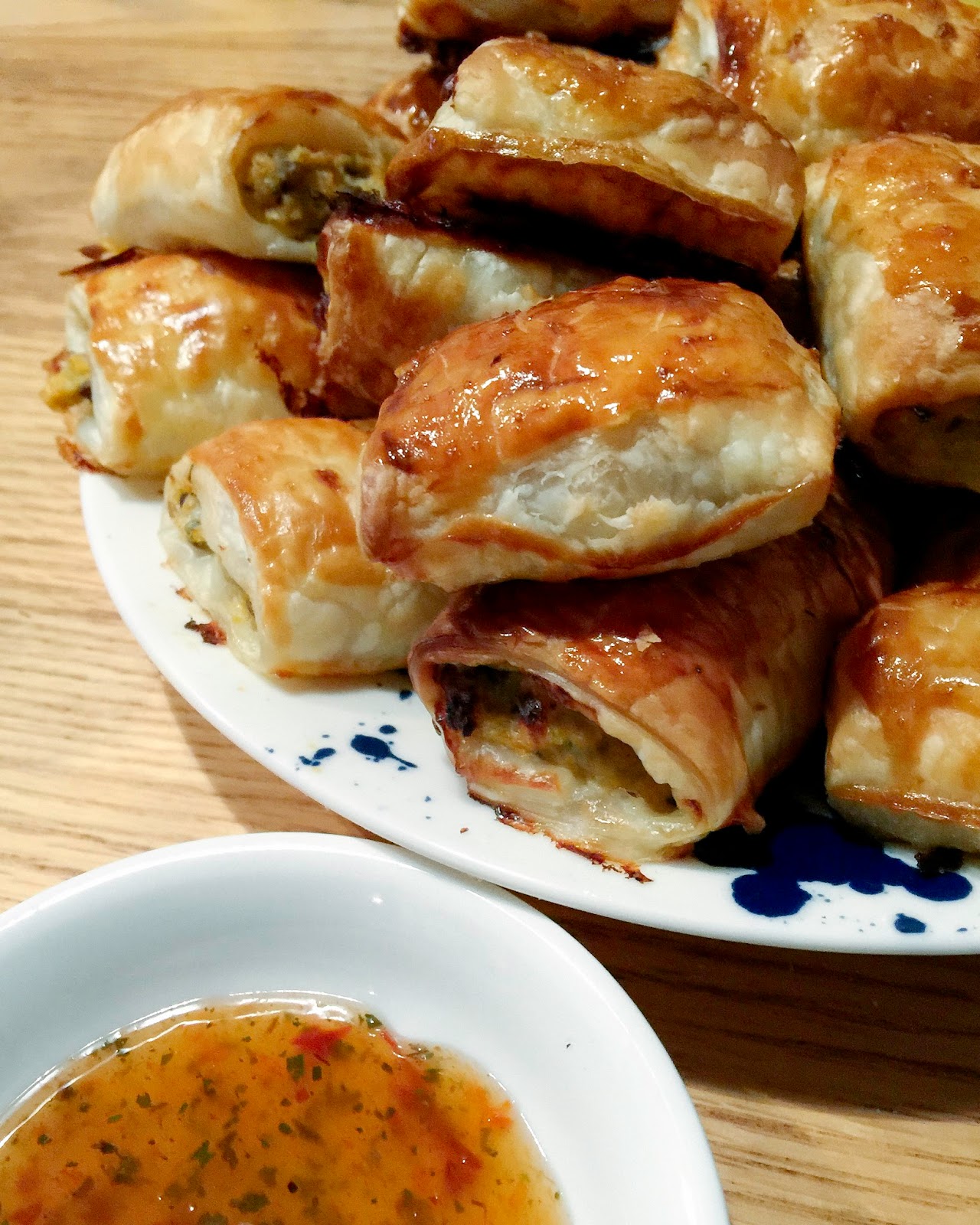 Season with Saltbush: Native Pepper, Chicken and Veg Sausage Rolls