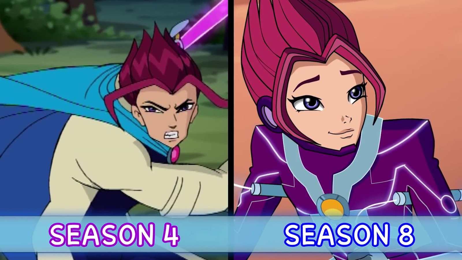 Specialists evolution from Season 1 to 8 🌟 Winx Club - Winx Club All